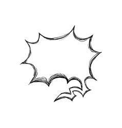 Comic bubble draw Royalty Free Vector Image - VectorStock