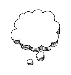 Comic bubble draw Royalty Free Vector Image - VectorStock