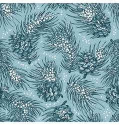 Spruce seamless pattern Royalty Free Vector Image