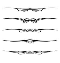 Decorative elements border and page rules Vector Image