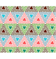 Geometric abstract seamless pattern triangle Vector Image