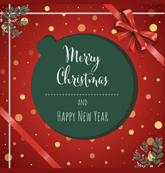 Background with purple christmas balls Royalty Free Vector