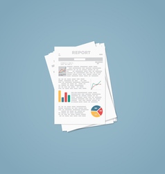 Financial report concept business background Vector Image