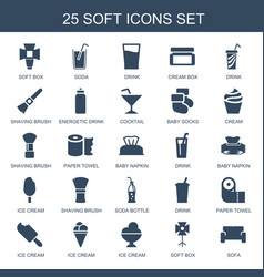 12 soft icons Royalty Free Vector Image - VectorStock