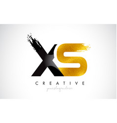 Rb letter design with brush stroke and modern 3d Vector Image