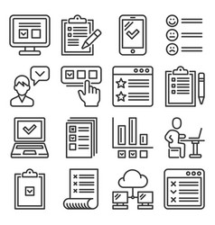 Checklist and to do list icons set Royalty Free Vector Image