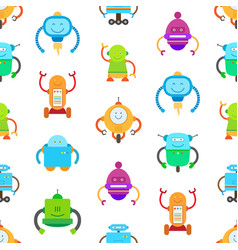 A seamless pattern for artificial intelligence Vector Image