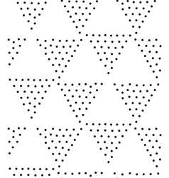 Tile pattern with black dots on seamless white Vector Image