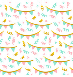 Flags handdrawn seamless pattern Royalty Free Vector Image