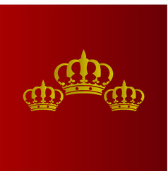 Queen template design Royalty Free Vector Image
