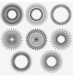 Circle elements set 01 Royalty Free Vector Image