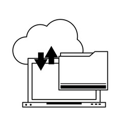 Technology software tools cartoon Royalty Free Vector Image