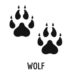 Logo Wolf Footprint Vector Images (over 420)