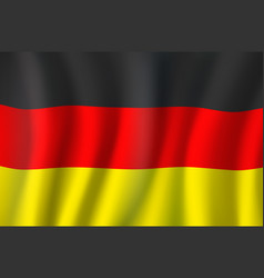 Banner german flag colors Royalty Free Vector Image