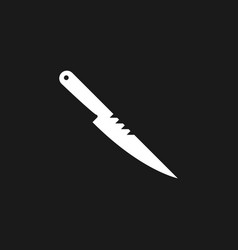 Sharp knife logo design inspiration Royalty Free Vector