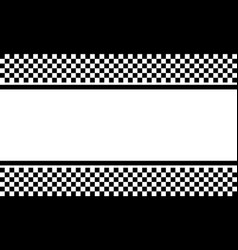 Black and white checkered background Royalty Free Vector