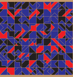Intricate geometrical seamless pattern design Vector Image