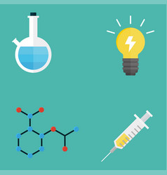 Lab symbols test medical laboratory scientific Vector Image