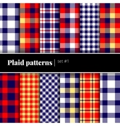 Clan stuart royal tartan plaid pattern Royalty Free Vector