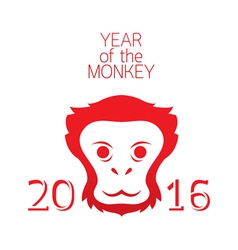 Chinese New Year Monkey symbol Royalty Free Vector Image