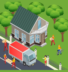 Construction materials icon set Royalty Free Vector Image