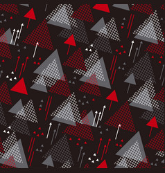 Red textured color diagonal seamless pattern Vector Image