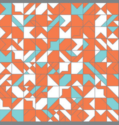 Intricate geometrical seamless pattern design Vector Image