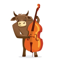 Musical cows Royalty Free Vector Image - VectorStock