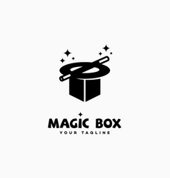 Magic shop logo Royalty Free Vector Image - VectorStock