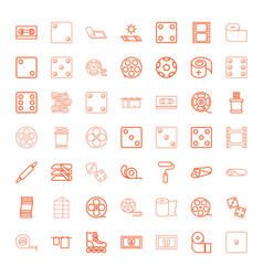Roll icons Royalty Free Vector Image - VectorStock