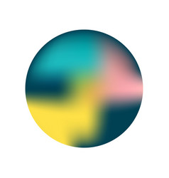 Abstract liquid circle Royalty Free Vector Image