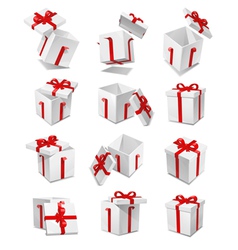 Set of gift boxes Royalty Free Vector Image - VectorStock