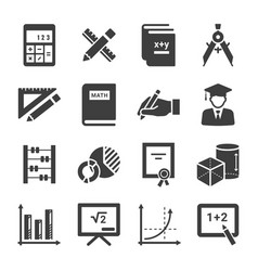 Math teacher with tools Royalty Free Vector Image