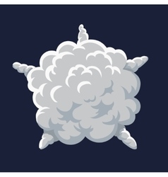 Smoke explosion sprites cartoon fx animation Vector Image