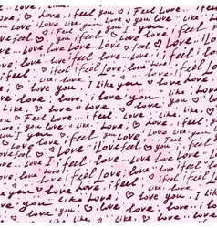 Handwriting seamless background Royalty Free Vector Image