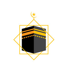Kaaba logo Royalty Free Vector Image - VectorStock