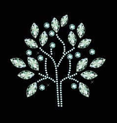 Diamond tree Royalty Free Vector Image - VectorStock