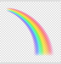 Transparent rainbow set Royalty Free Vector Image