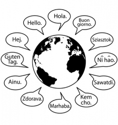 Opposite words with none and all Royalty Free Vector Image
