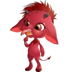 Handsome little devil Royalty Free Vector Image