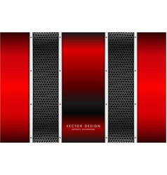 Red metallic background Royalty Free Vector Image