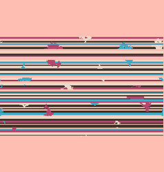 Striped seamless texture horizontal lines pattern Vector Image