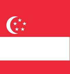Flag of asean association of southeast asian Vector Image