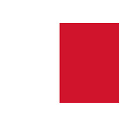 Flag rectangular shape Royalty Free Vector Image