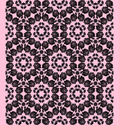 Floral lace seamless texture retro victorian Vector Image