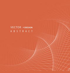 Connect square optical illusion abstract Vector Image