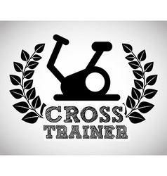 Train hard Royalty Free Vector Image - VectorStock