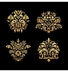 Floral royal background Royalty Free Vector Image