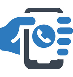 Call me hand icon Royalty Free Vector Image - VectorStock