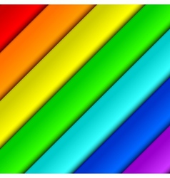 Color full spectrum rainbow polygon triangular Vector Image